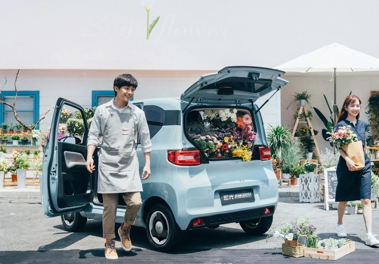 Hotsale Microcar Wuling Hongguang Mini Ev Macaron 2023 Gameboy 300km ...