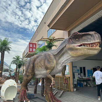 Outdoor Life Size T-rex Dinosaur Animatronics For Jurassic Park - Buy ...