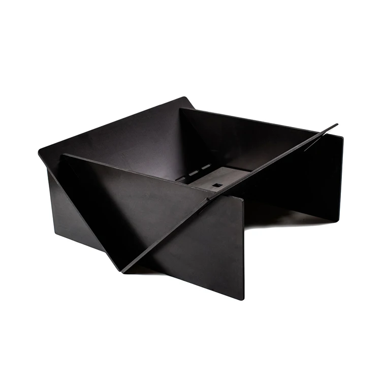 Detachable Camp Firepit Foldable Brazier Corten Steel Fire Pit Portable ...