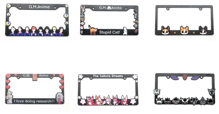 Custom Plastic License Plate Frame for Cars - OEM | Wholesale