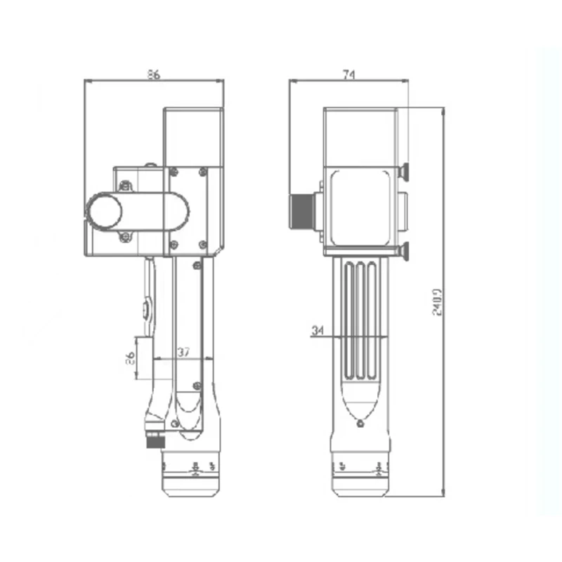 Sup22c New Model 3000w Laser Cleaning Head Laser Cleaning Gun Handheld ...