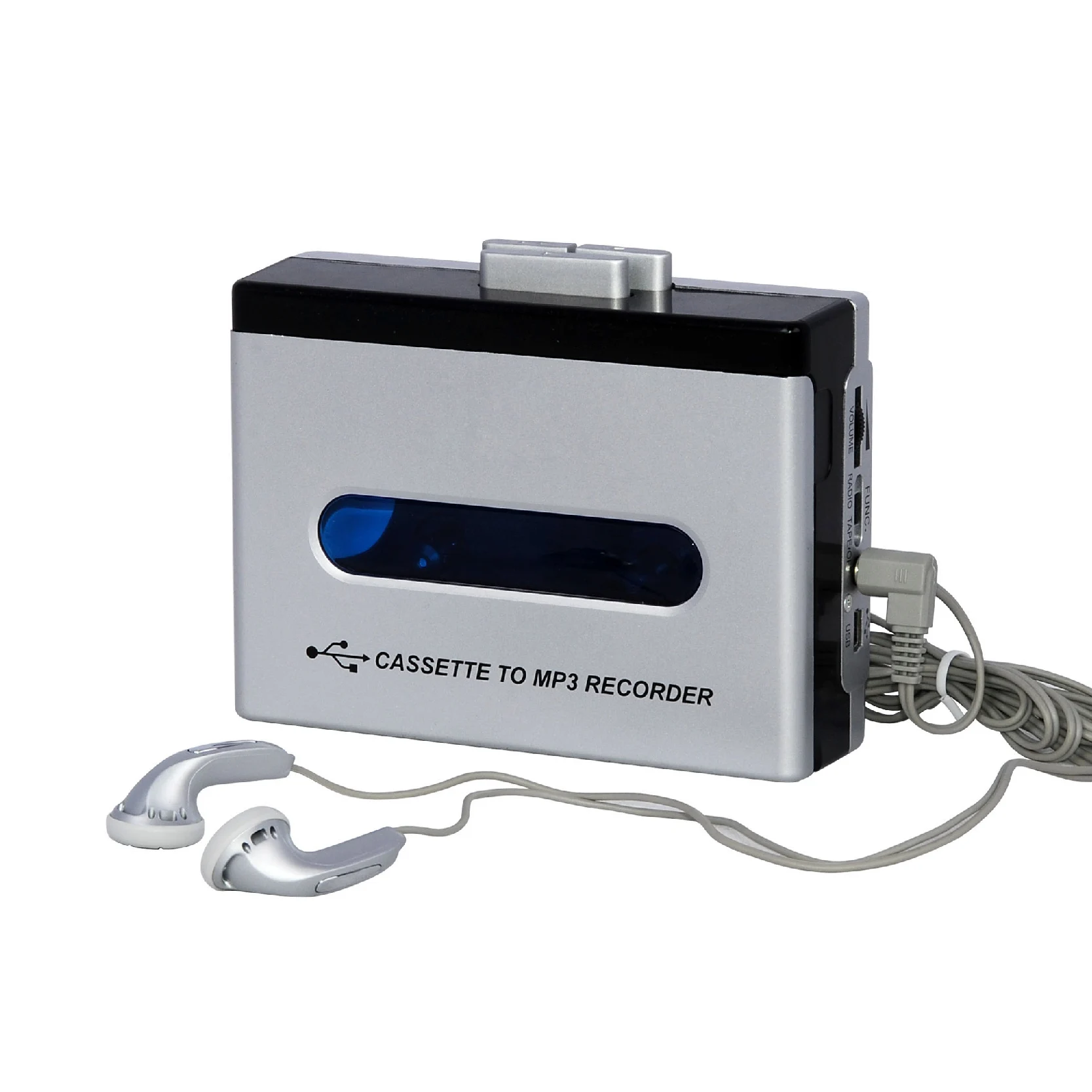 Modern Design Portable Tape Player with USB to PC Recording & Mono ...