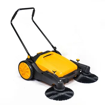 S480 Hand Push Type Sweeping Machine Handhold Floor Sweeper Manual Road ...