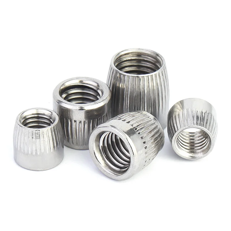 Wheel Acorn Conical Tapered Knurl M6 Stainless Steel Cone Lock Nut ...