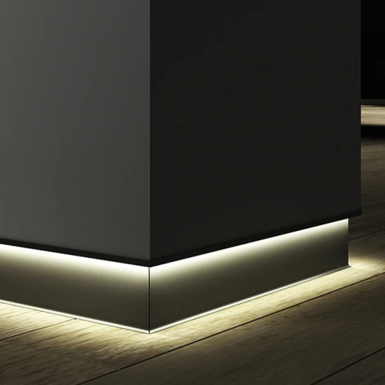 Hot Sale Led Aluminium Baseboard Skirting Profile Light Led Skirting ...