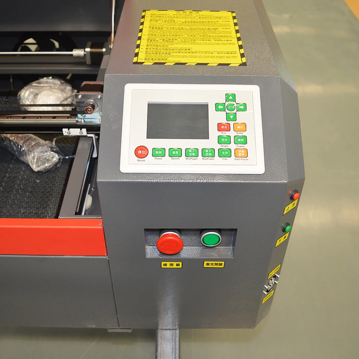 400*400mm Ruida Control System 50w CO2 Laser Engraver