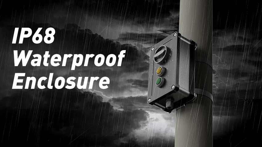 Outdoor Power Controller Pcb Board Housing Aluminum Electric Control ...