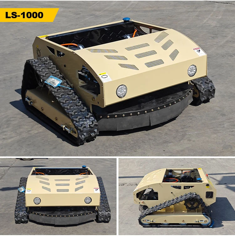 Crawler Remote Control Horizontal Rotary Mower for 35° Slopes| Alibaba.com