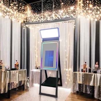 40"portable Open Air Flight Case Automatic Led Selfie 3d Photobooth ...