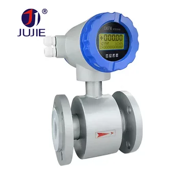 Milk Bear Seawater Electromagnetic Flowmeter Ptfe Lining 4-20ma Pulse Rs485 Output Flow Meter ...