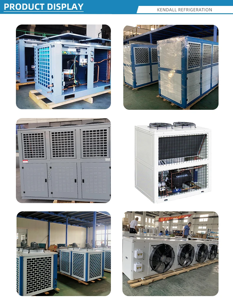 U Type Air-cooled Unit Low Noise Large Air Volume Top Discharge ...