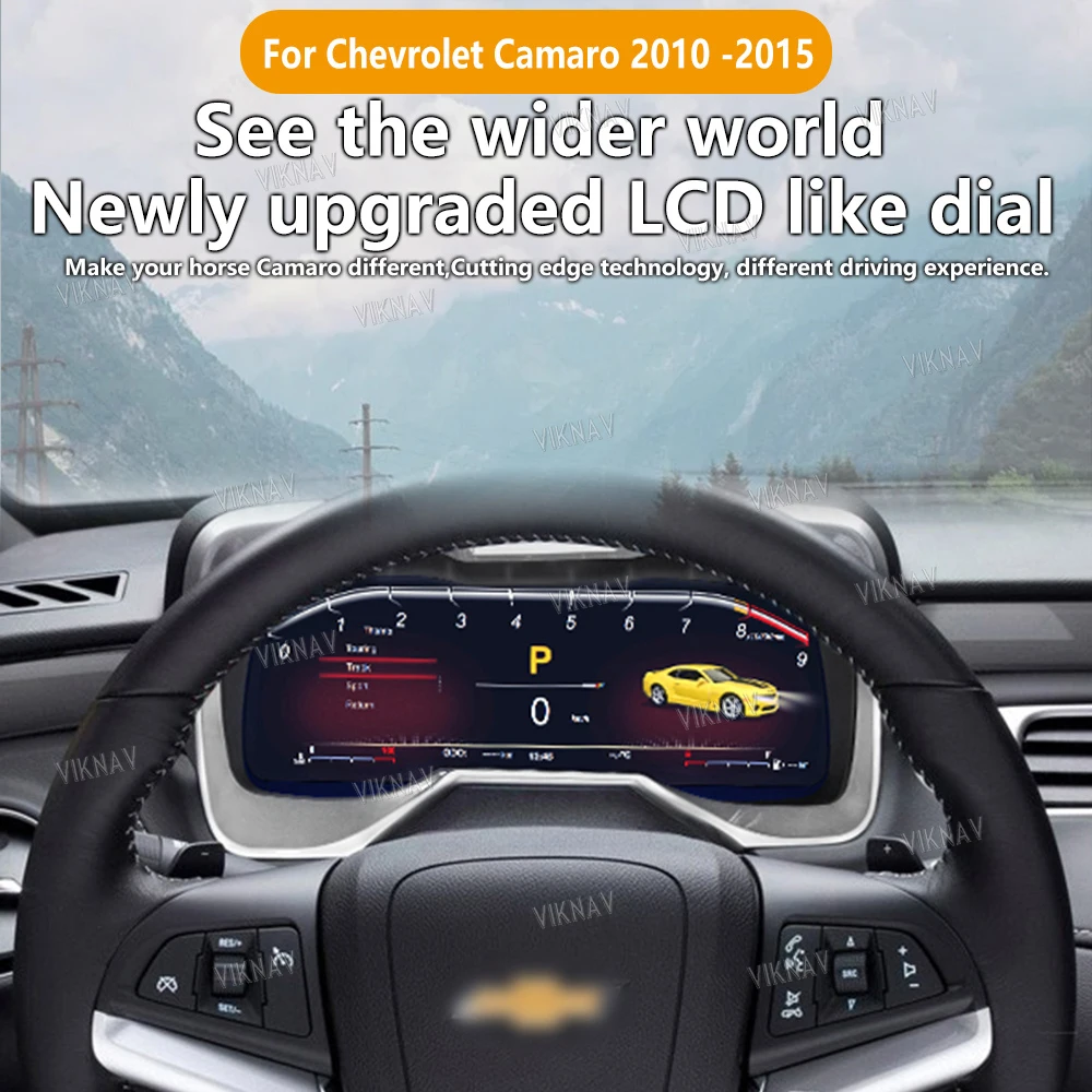 Cockpit Lcd Speedometer Car Digital Instrument Cluster For Chevrolet ...