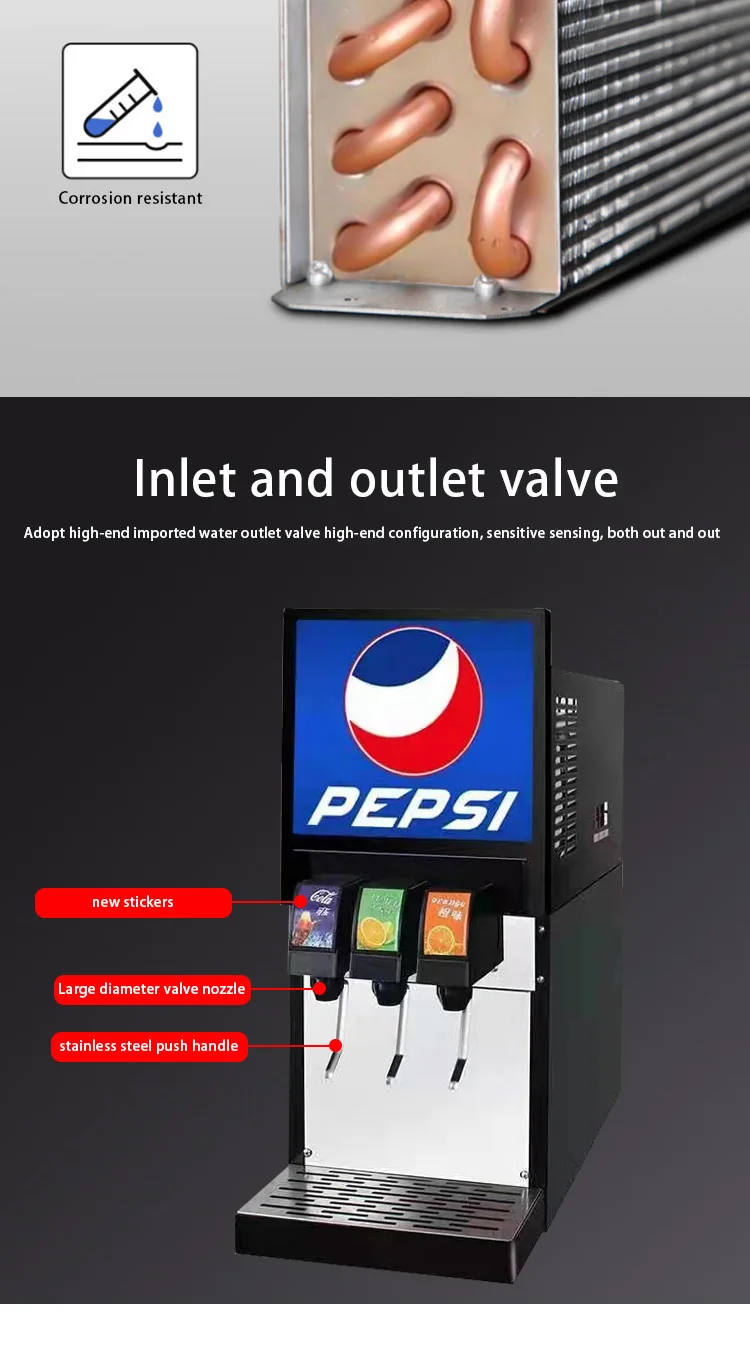 Mini Desk Soda Vending Machine Soda Stream Machine Post Mix Machine 2 ...