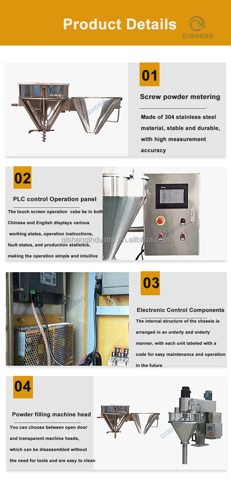 Small Sachet Vertical Packing Machine Grains Cereals And Powders 500g ...