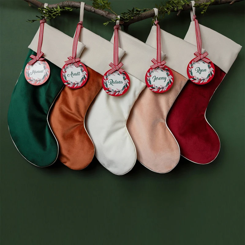 Wholesale Luxury Party Decoration Custom Sublimation Velvet Christmas ...