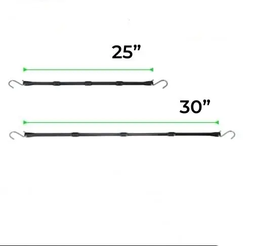 Heavy-duty Outdoor Bungee Cords Weatherproof Epdm Rubber Straps With ...