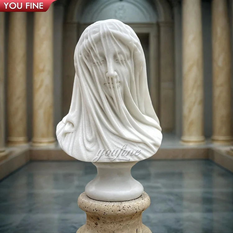 Custom Marble Veiled Lady Bust Statues| Alibaba.com