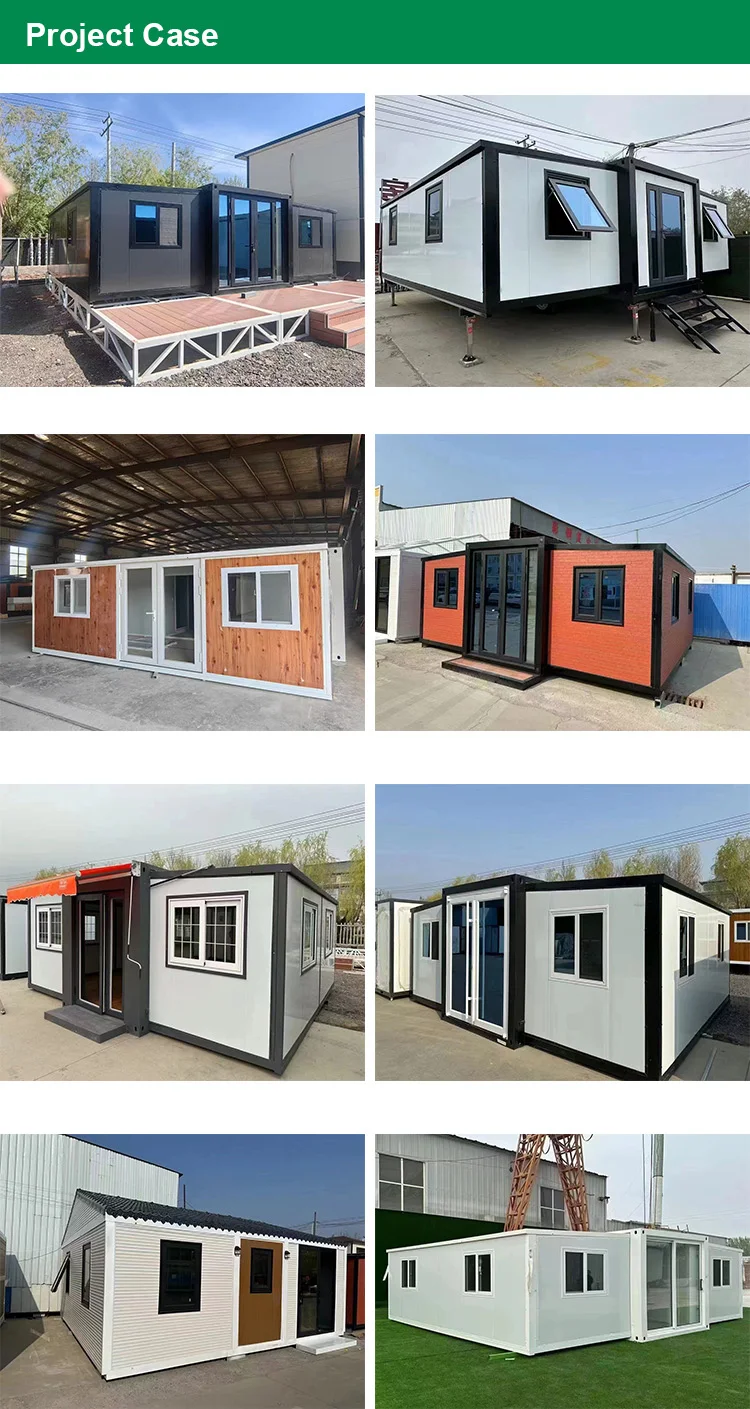 20ft Luxury Prefabricated Mobile Tiny Home 2 Bedroom Bathroom Kitchen ...