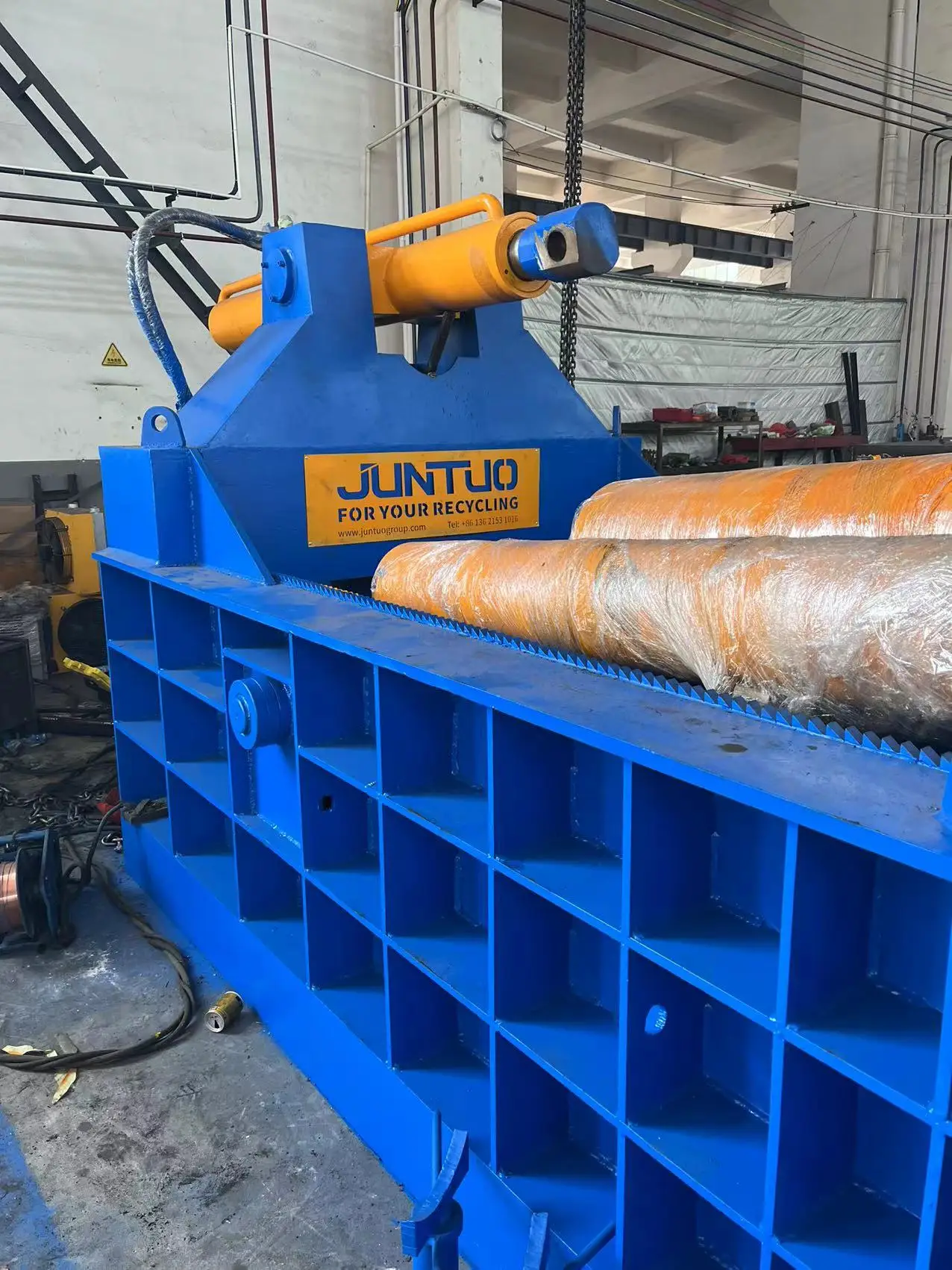 Factory Supply Vertical Metal Band Saw Printing Baling Press Machine ...