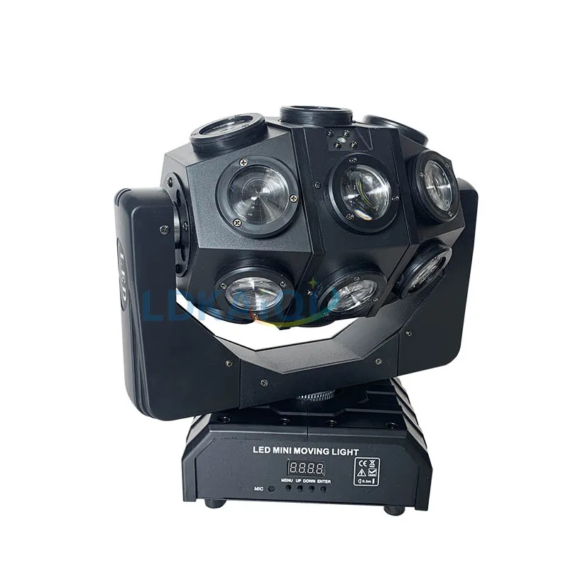 New 18x12w Rgbw 4in1 Led Beam Moving Head With 100mw Red Laser And 50mw ...