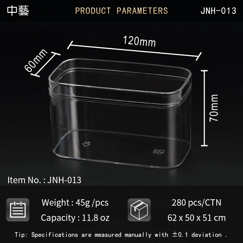 Wholesale Clear Plastic Sweets Boxes for Food Packing