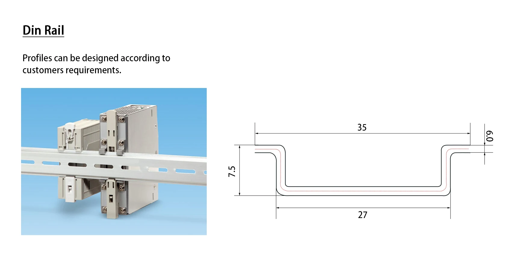 Din Rail Channel Cable Tray Roll Forming Machine - Buy Din Rail Roll ...