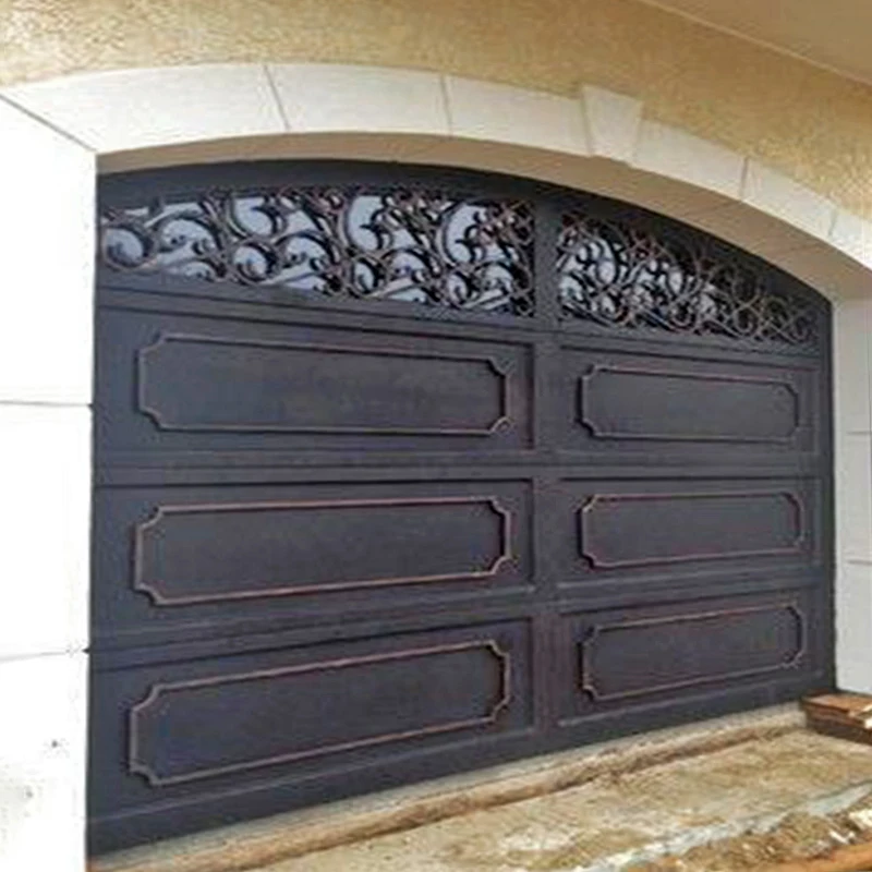 Wrought Iron Garage Door Design - Windproof & Rainproof