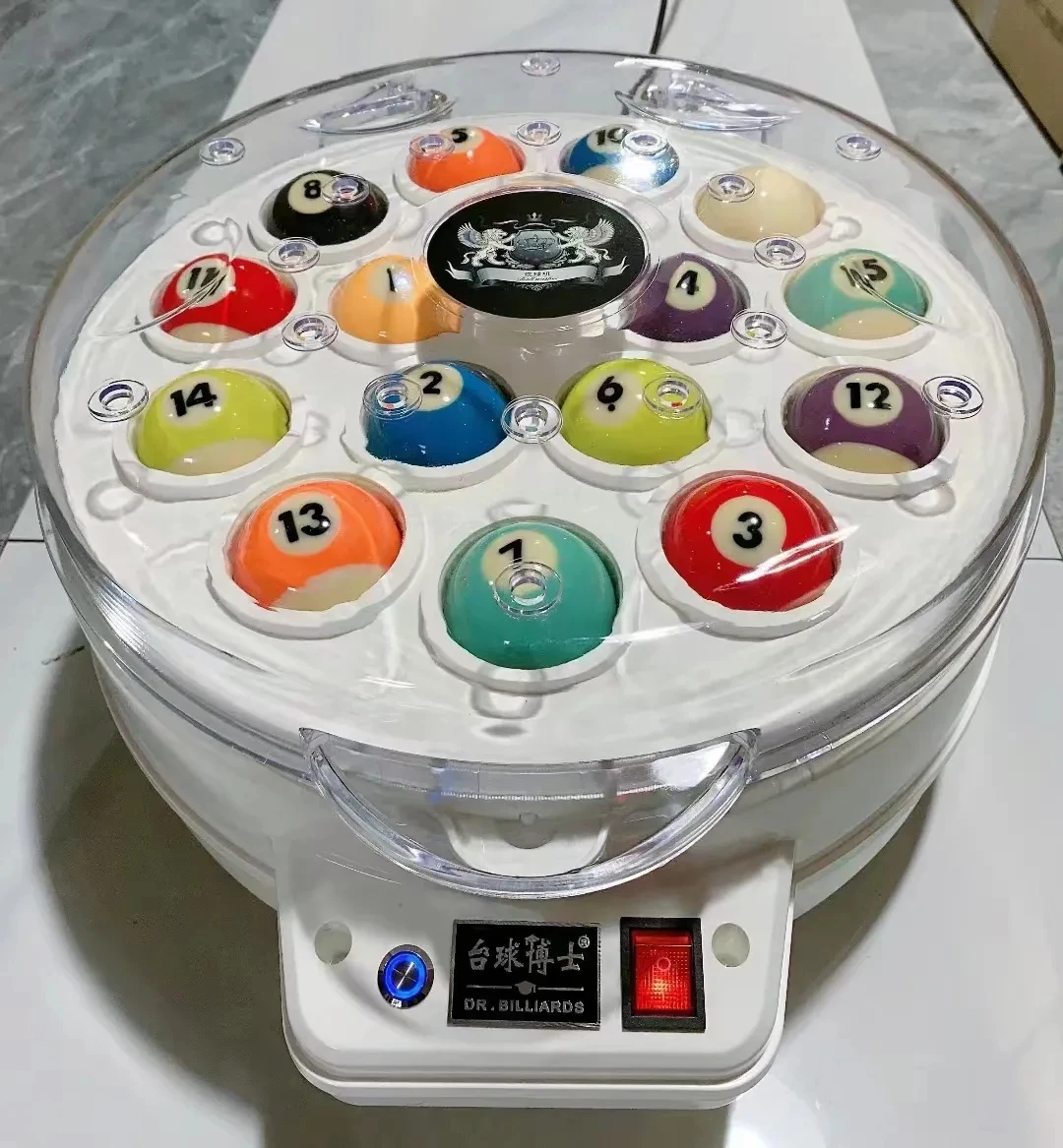 Pool Ball Cleaner - Efficient Cleaning for 16 Balls