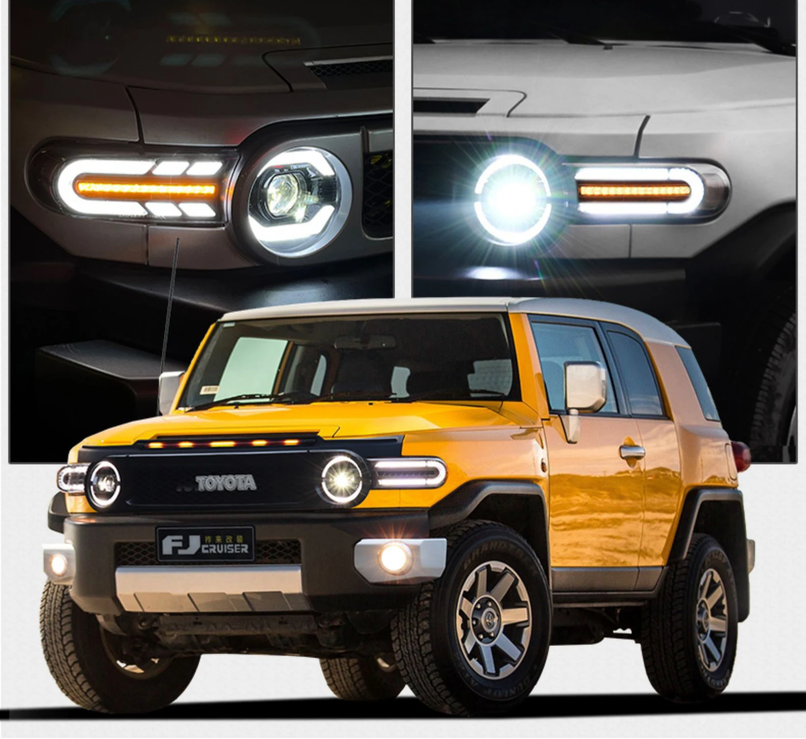 Toyota FJ Cruiser Headlight Assembly - High-Brightness Leds