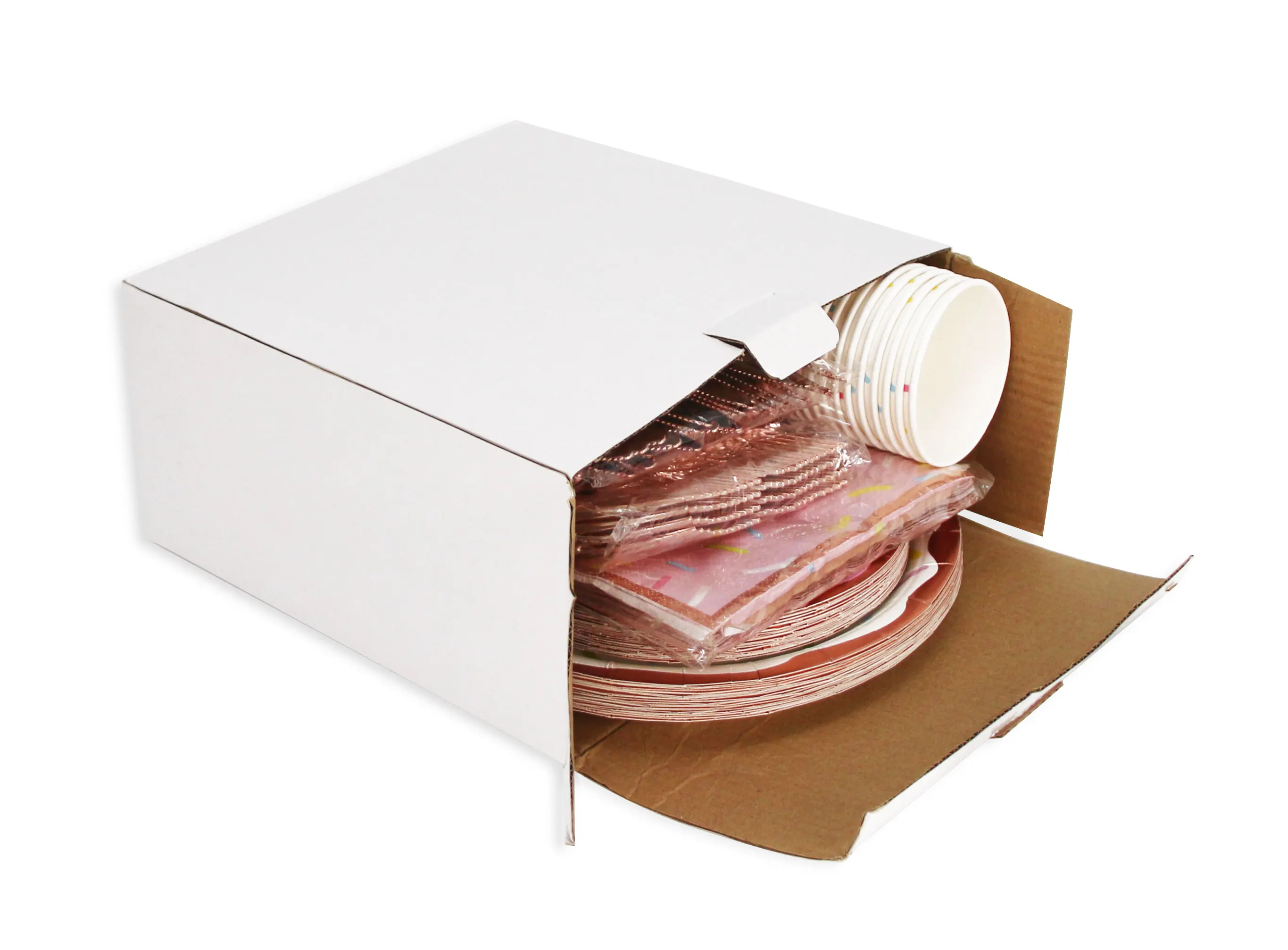 Disposable Paper Cup Plate Dinnerware & Tableware Party Supply Kit And ...