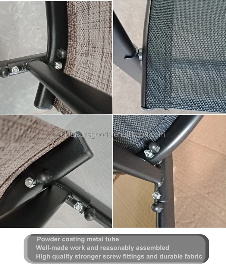 Uplion Outdoor Steel Tube Frame Chairs - Durable & Stylish