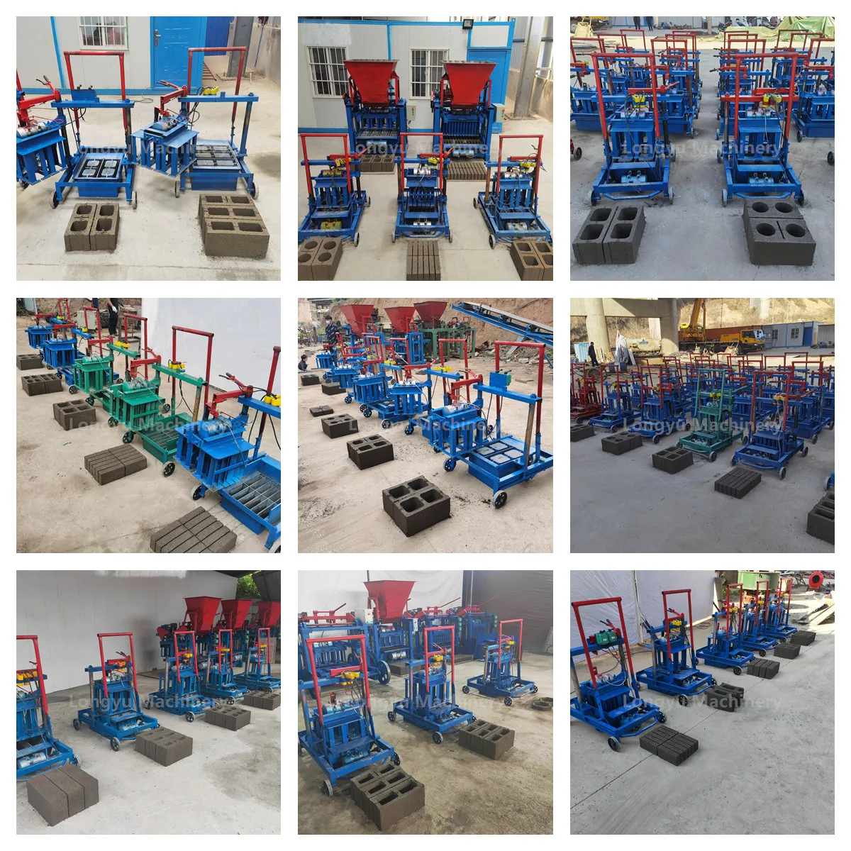 Semi-automatic Brick Making Machine - Efficient & Durable