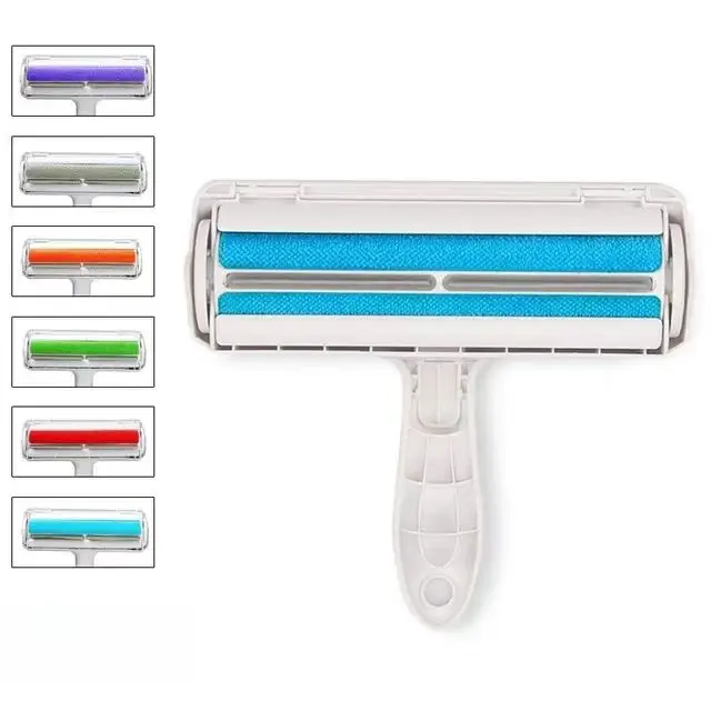 Reusable Self-cleaning Cat & Dog Pet Hair Remover Rollers Couch Comb ...
