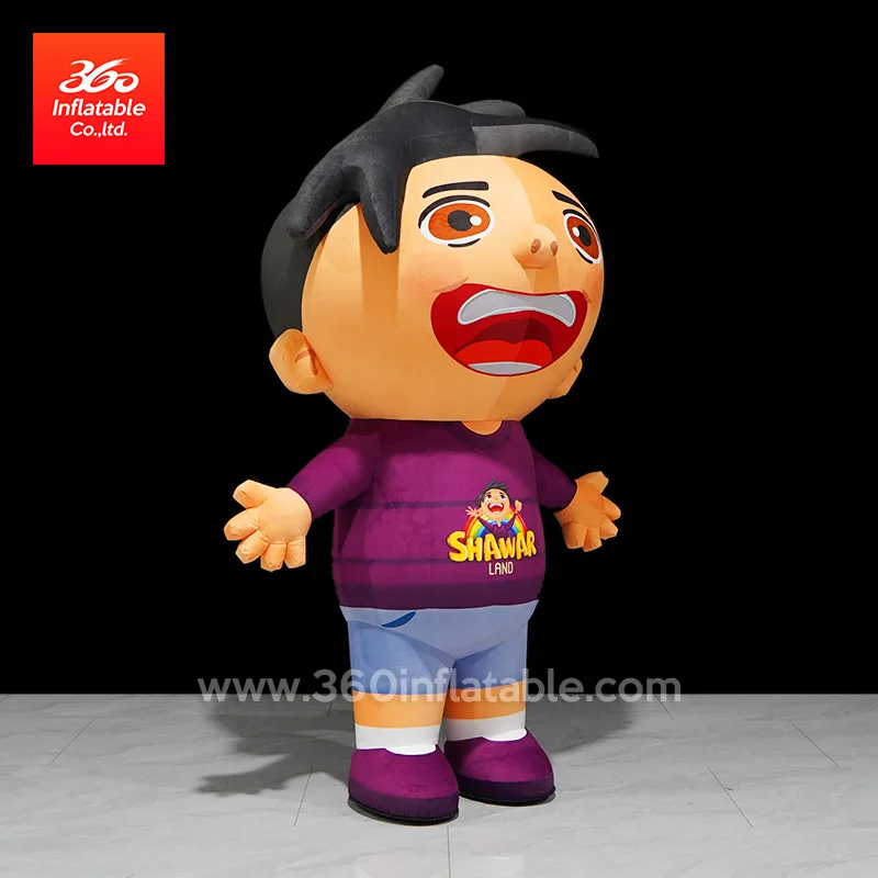 Outdoor Oxford Custom Design Walking Inflatable Boy Mascot