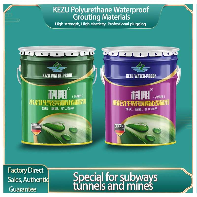 Hydrophobic Pu Grouting Material Chemical Grouting - Buy Hydrophobic ...
