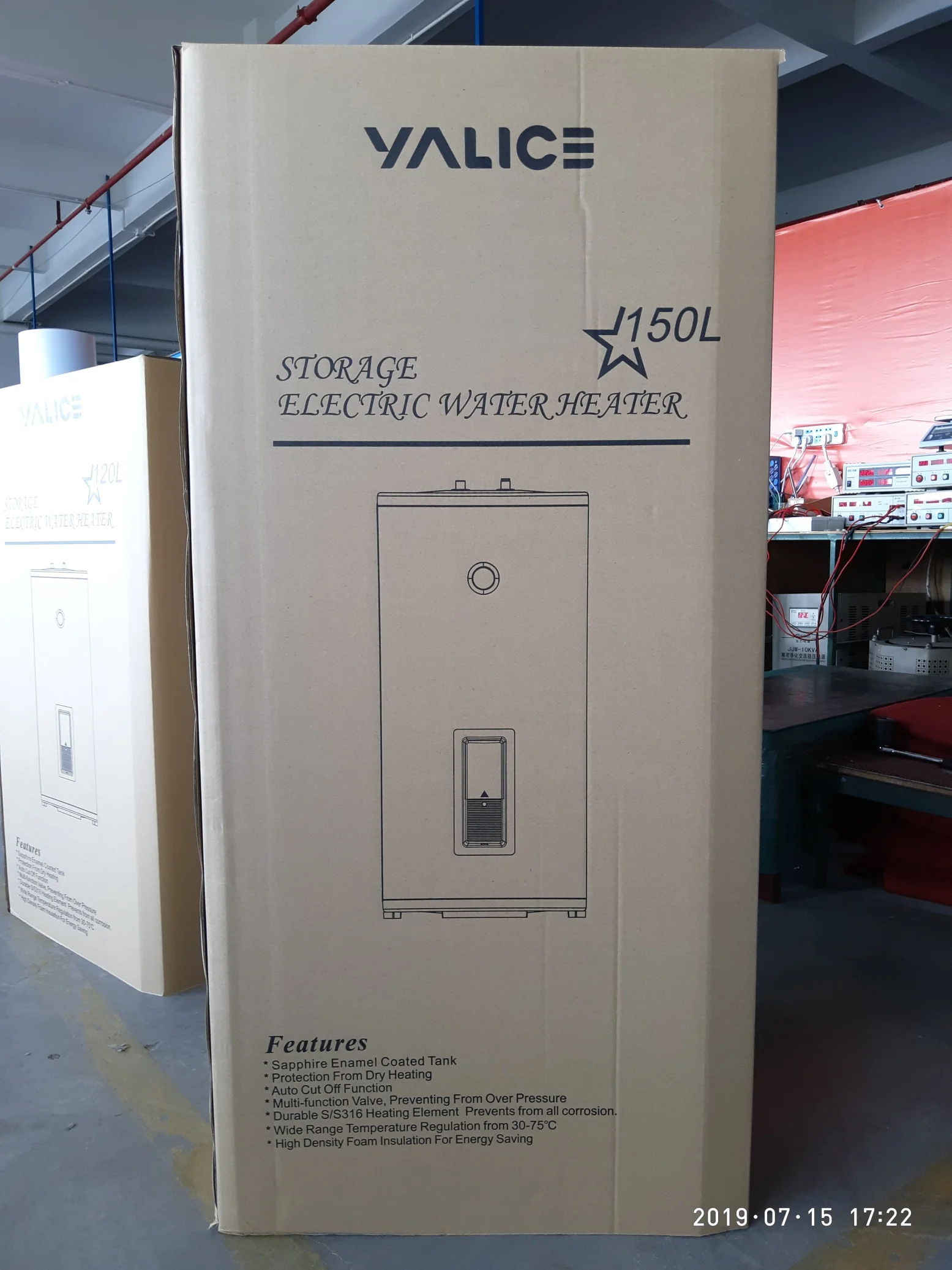 50l 80l 100l 120l 150l Freestanding Electric Bath Water Heater For ...