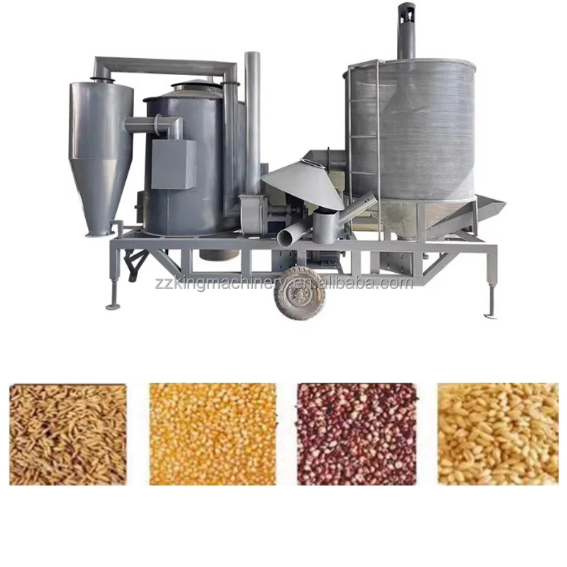 Small Mobile Wheat Rice Bean Corn Grain Dryer Cereal Drying Machine ...