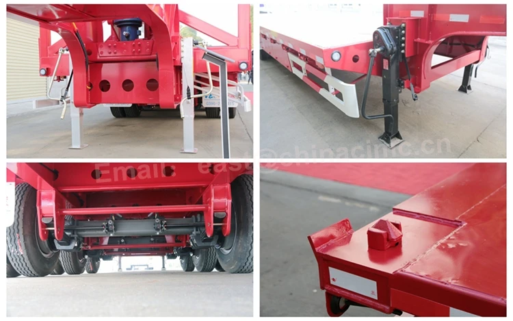 40ft 53ft CIMC Extendable Container Chassis With 3 Axles Factory Price ...