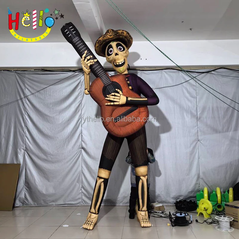 Halloween Inflatable Cartoon Character Model Inflatable Human Skeleton ...