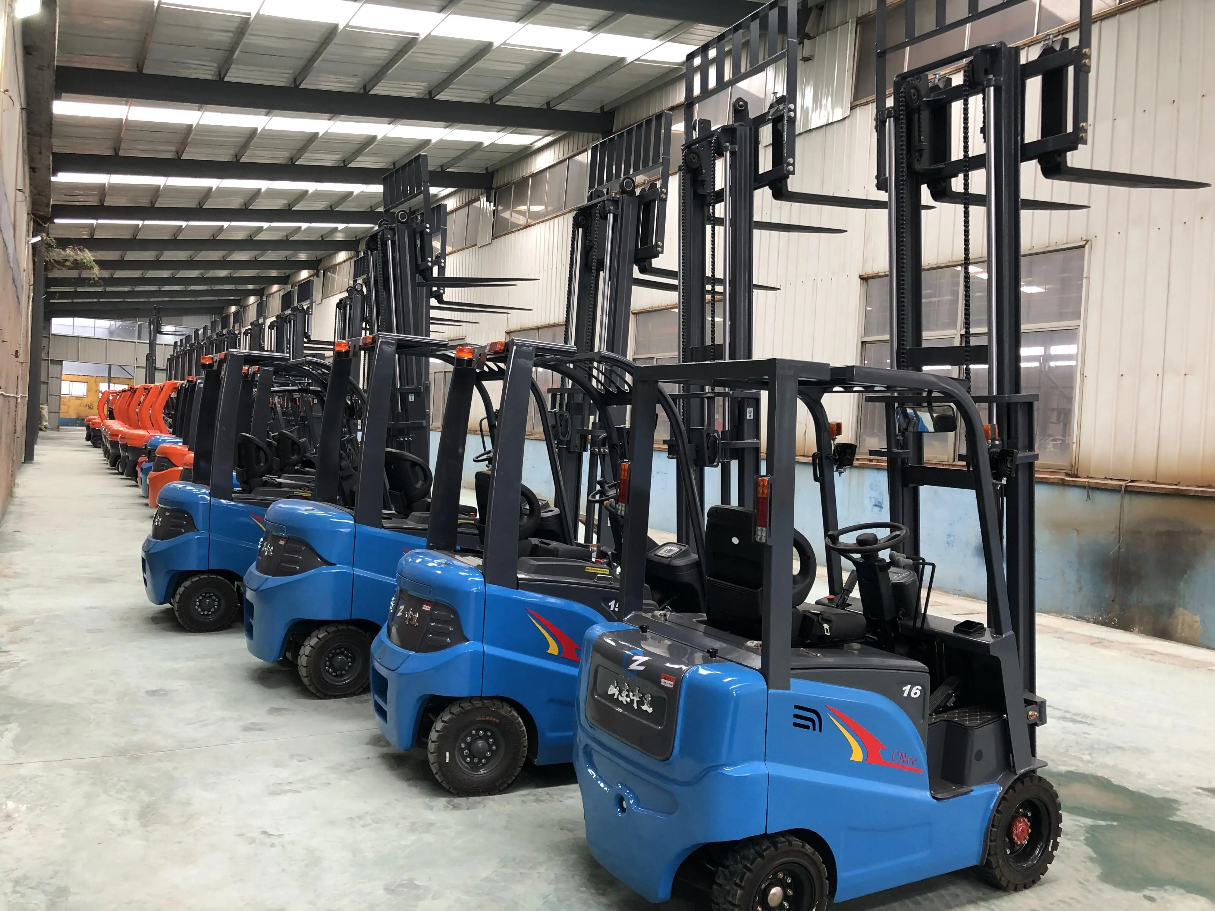 Free Shipping Electric Forklift 1.5 Ton 2 Ton 3 Ton Forklift Truck ...