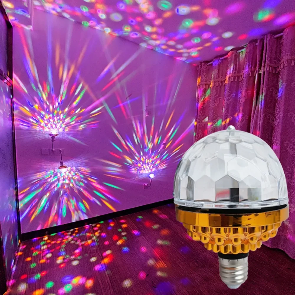 Color Rotating Lamp E27 - Magic Ball Lights for Parties