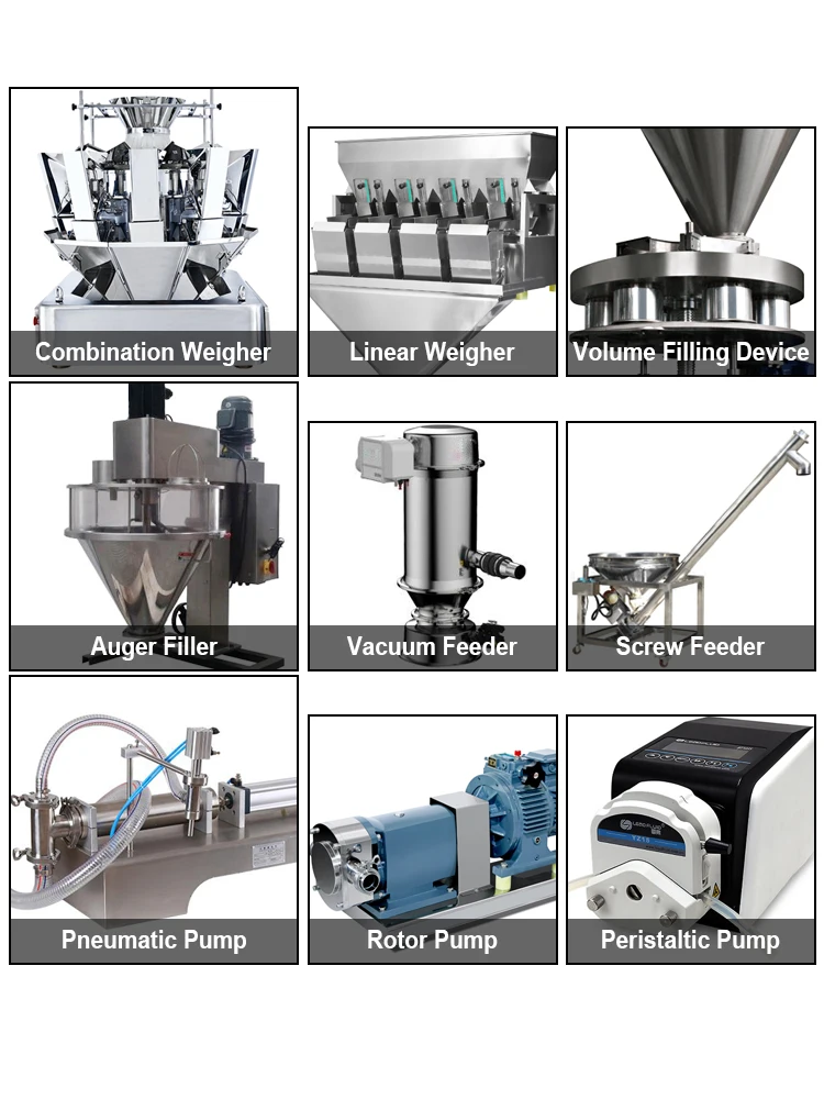 Multiheads Weigher Coffee Packaging Machine for Coffee Beans Doypack ...