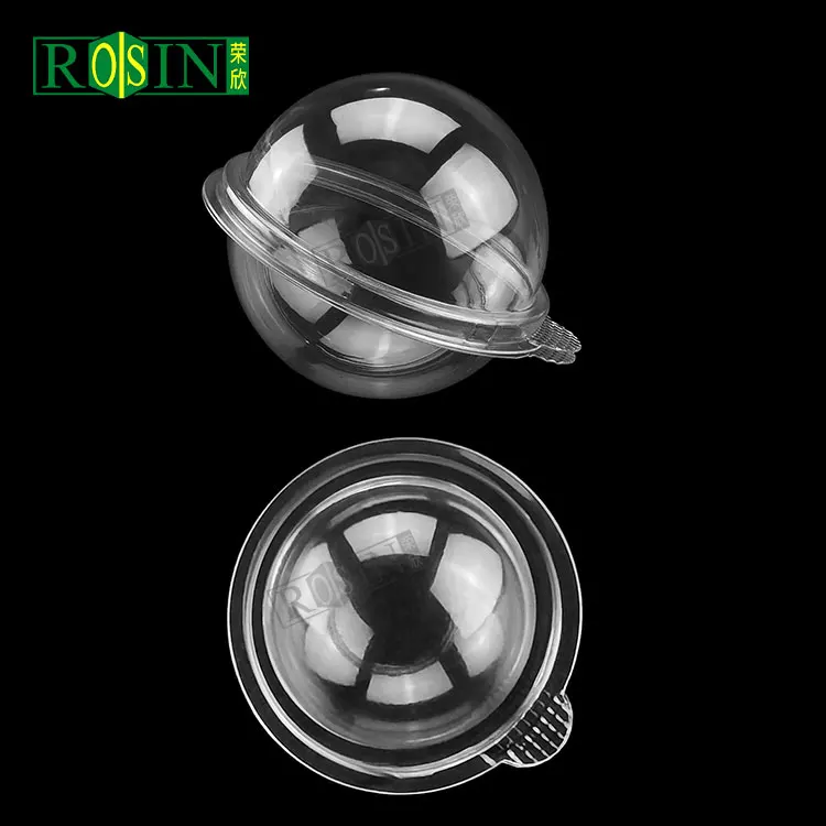 Custom Size Transparent Clear Plastic Bath Bomb Mold