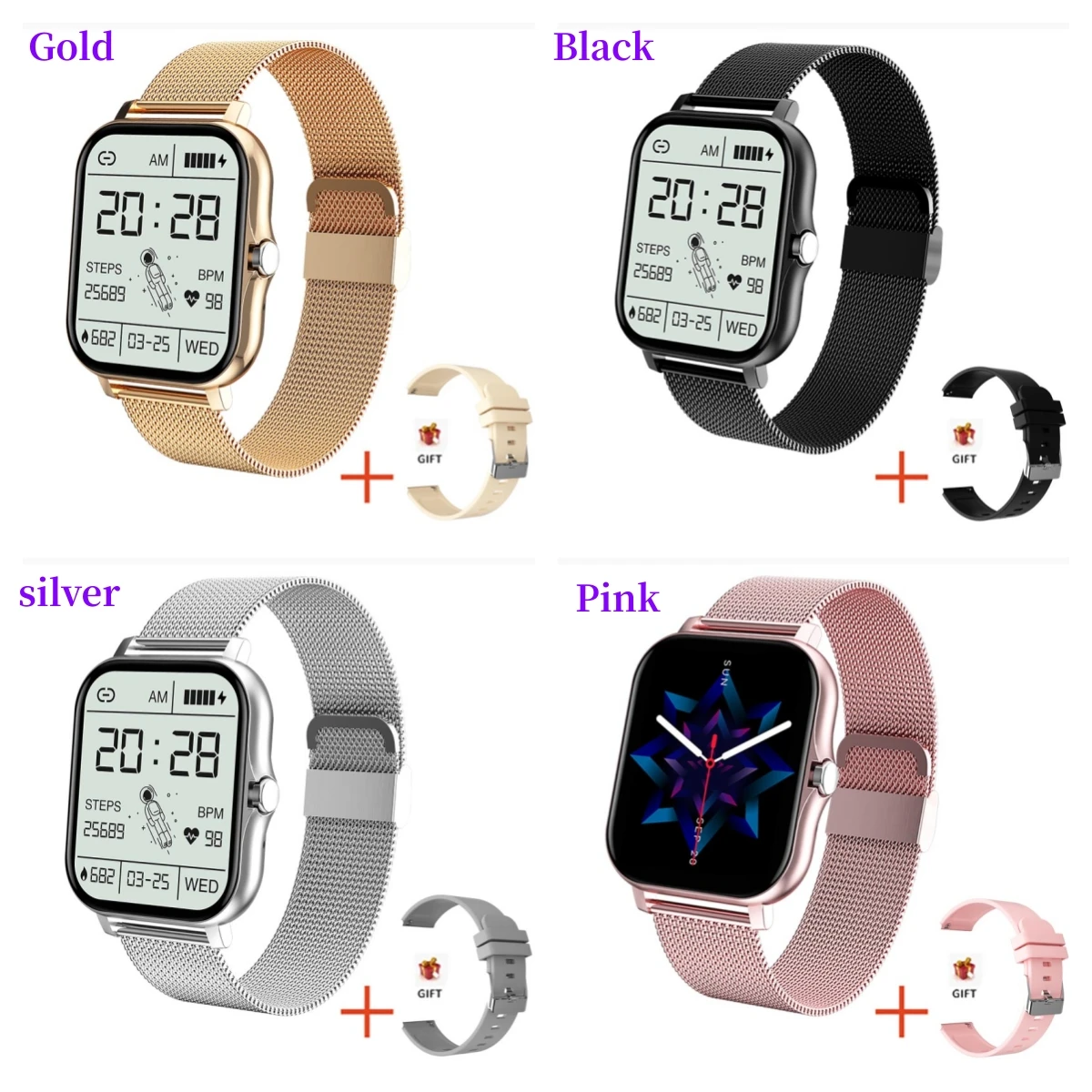 Y13 JC20 Smart Watch - Fitness, Waterproof, and Versatile