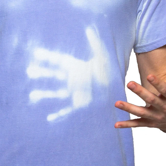 Custom Summer Temperature Sensitive Gradient T-shirt 100% Cotton Uv ...