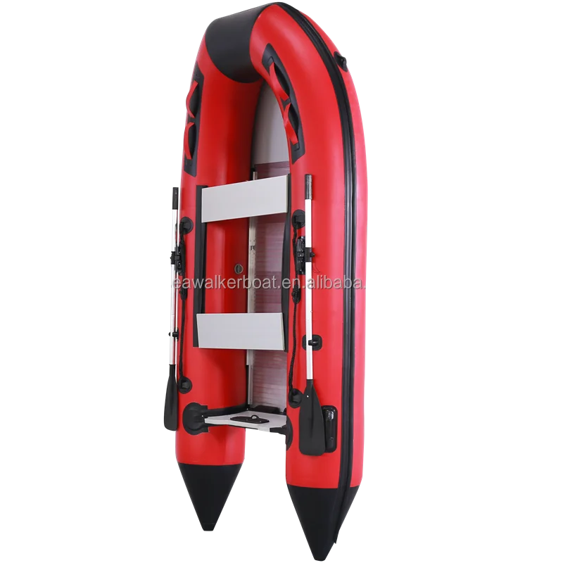 3.3m Inflatable Boat Rescue Rubber Boat With High Pressure 0.9mm Pvc ...