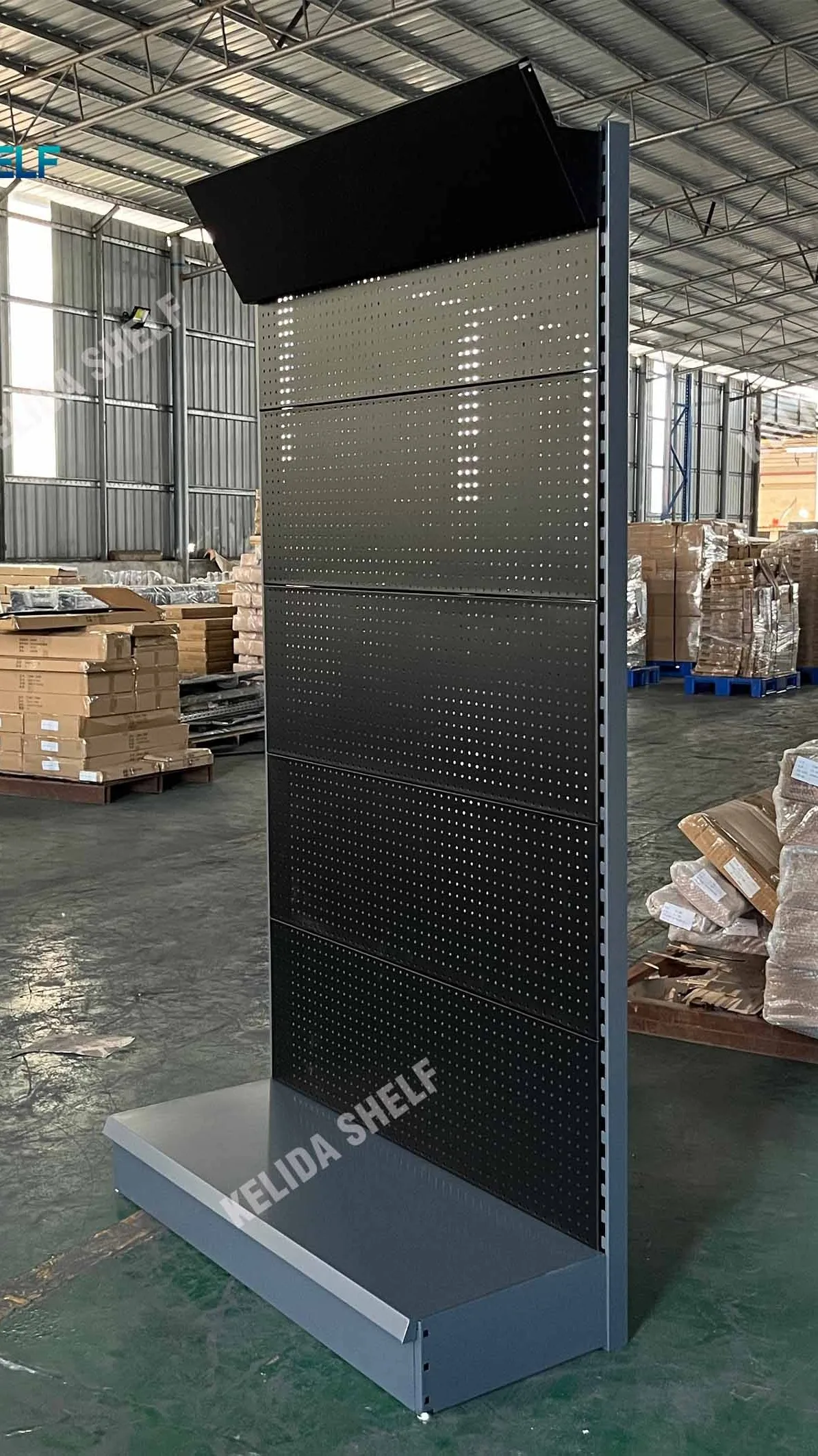 Metal Pegboard System Display Stand Racks And Stands For Hardware Tool ...