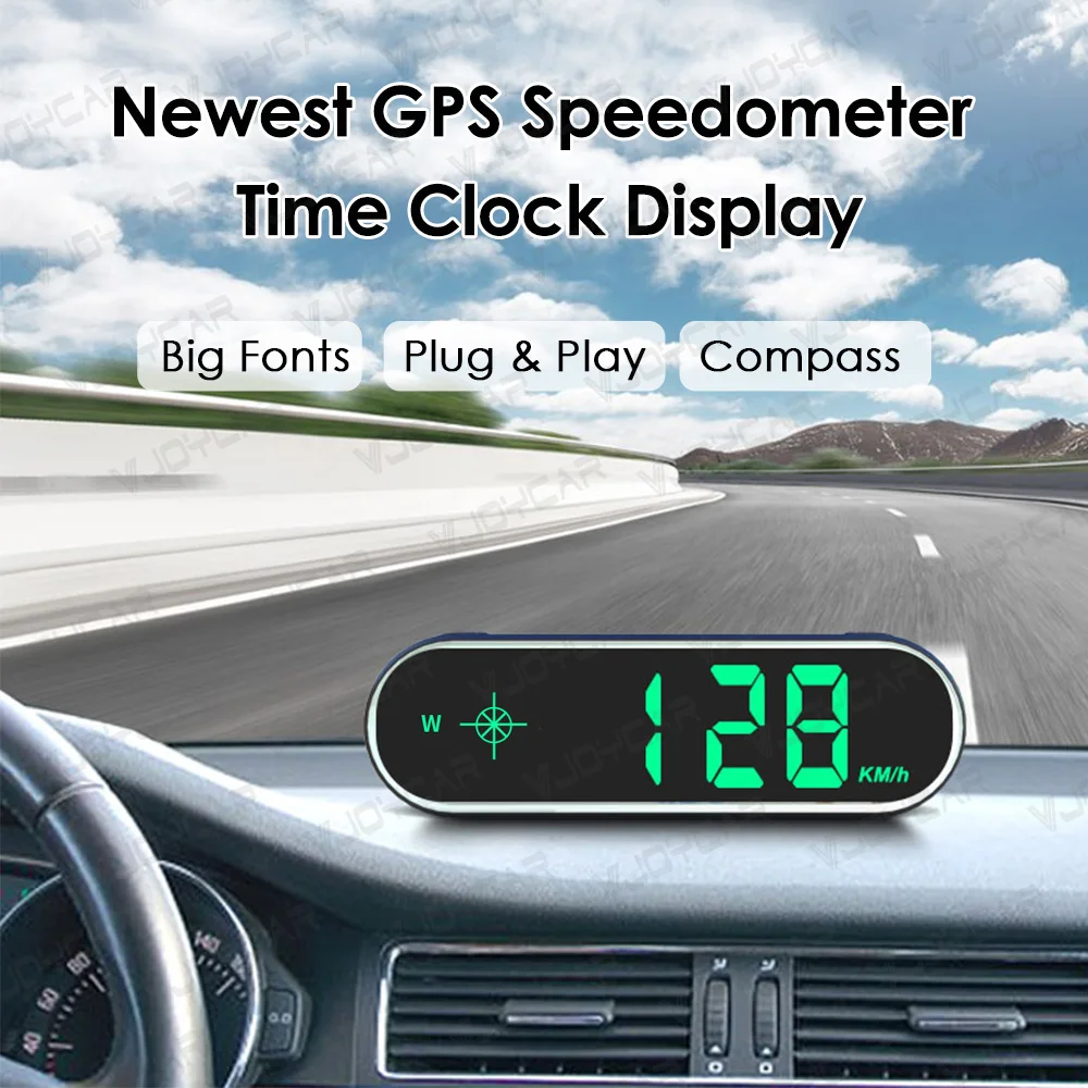 2024 VJOYCAR GPS Speedometer - over Speed Alert & Fatigue Alarm