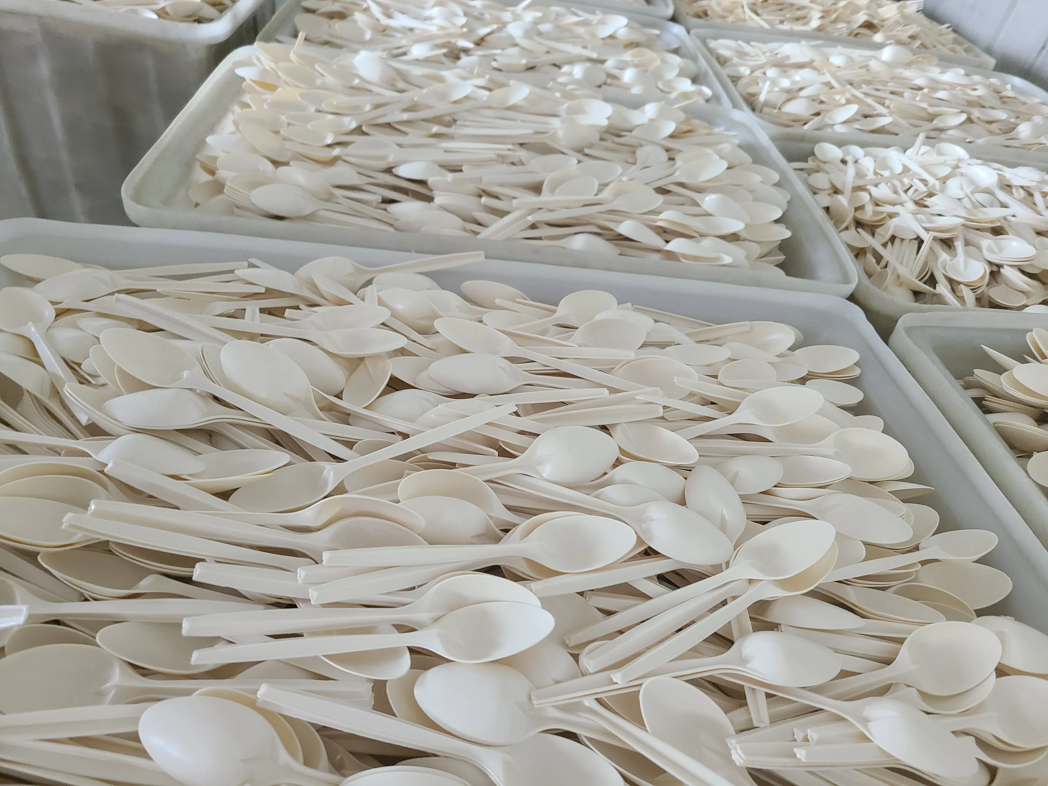 Eco Friendly Biodegradable Disposable Cpla Cornstarch 6inch Fork And ...