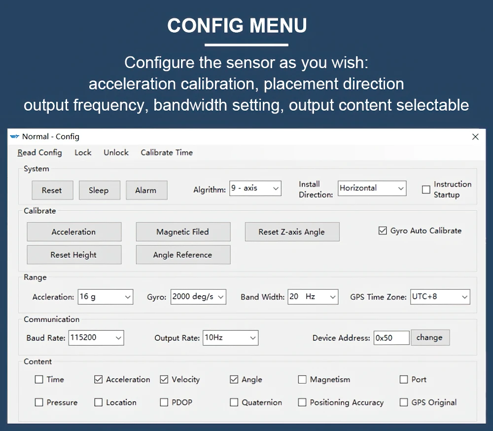 Witmotion SINDT-RS485 MEMS Tech Gyroscope for Industrial Use